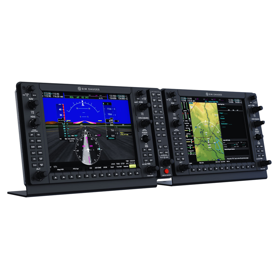 SIM GAUGES G1000 SUITE PRO WITH STANDS – Sim Gauges