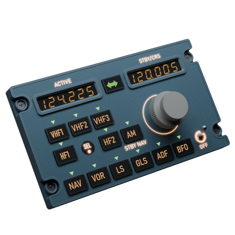 SIM GAUGES Airbus A320 RMP Panel – Flight Simulator Hardware for MSFS ...