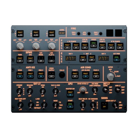 SIM GAUGES Airbus A320 OVH Panel – Flight Simulator Hardware for MSFS ...