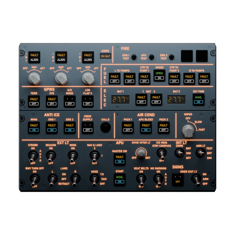 SIM GAUGES Airbus A320 OVH Panel – Flight Simulator Hardware for MSFS ...