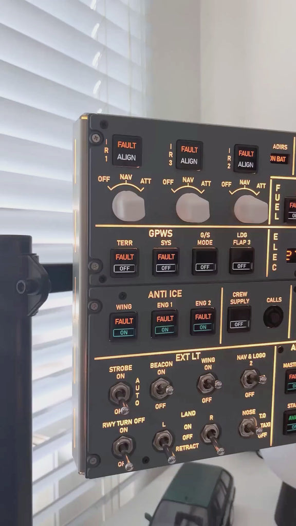 SIM GAUGES Airbus A320 OVH Panel – Flight Simulator Hardware for MSFS ...